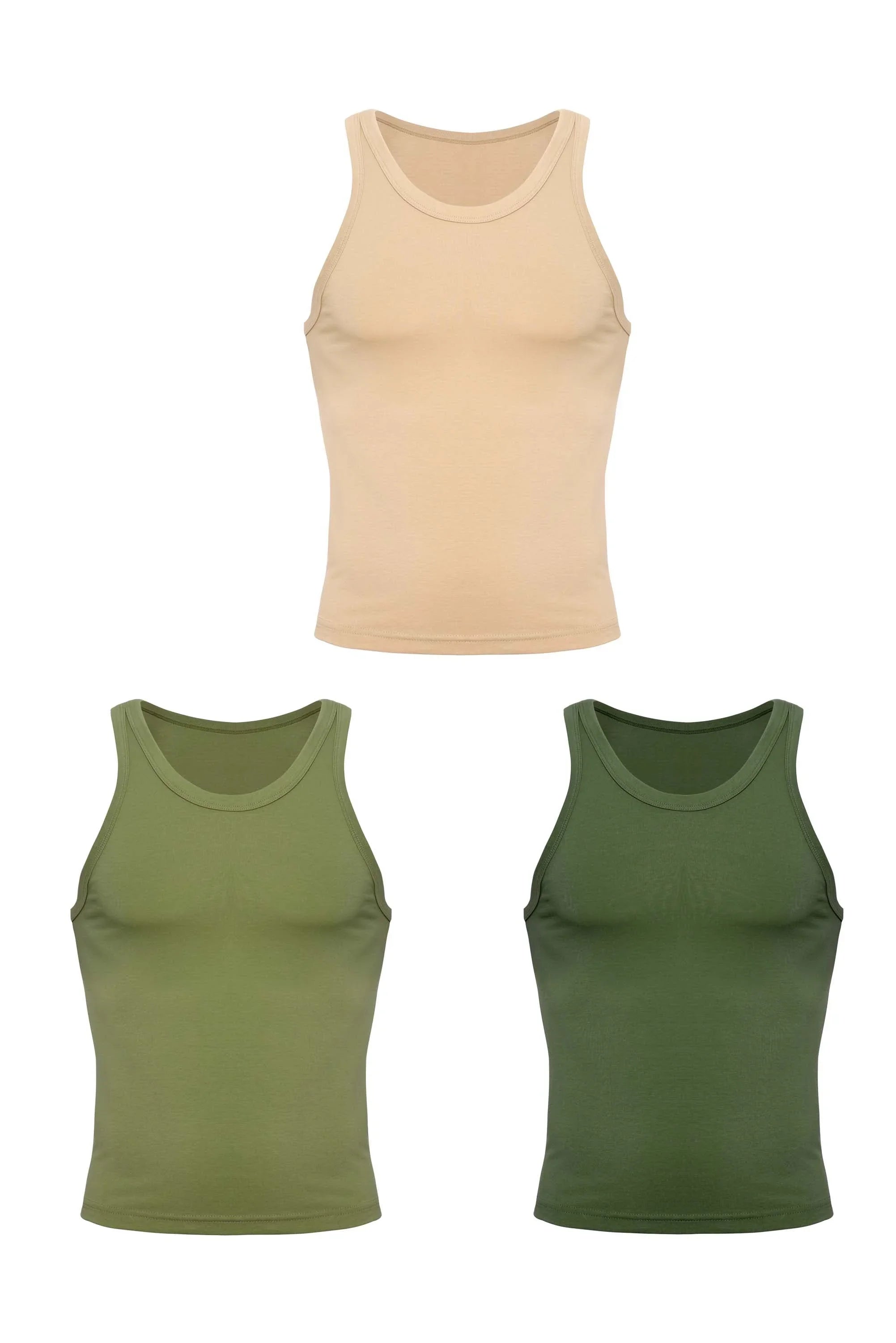 Cadet Crop Tank 3-Pack | Mens Multi-Packs | Coyote Jocks