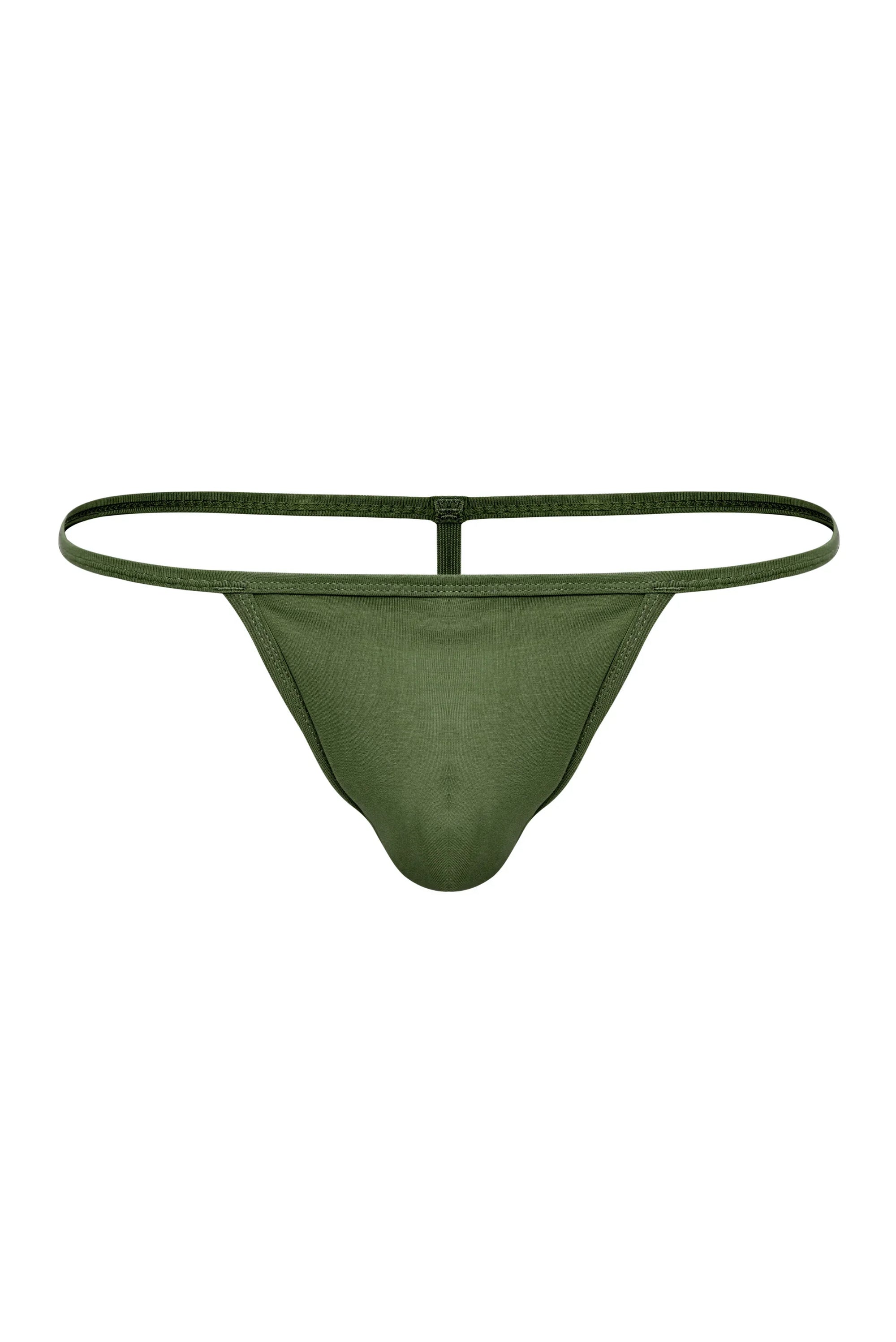 Cadet T-String Thong: Pine | Mens Thongs & G-Strings | Coyote Jocks