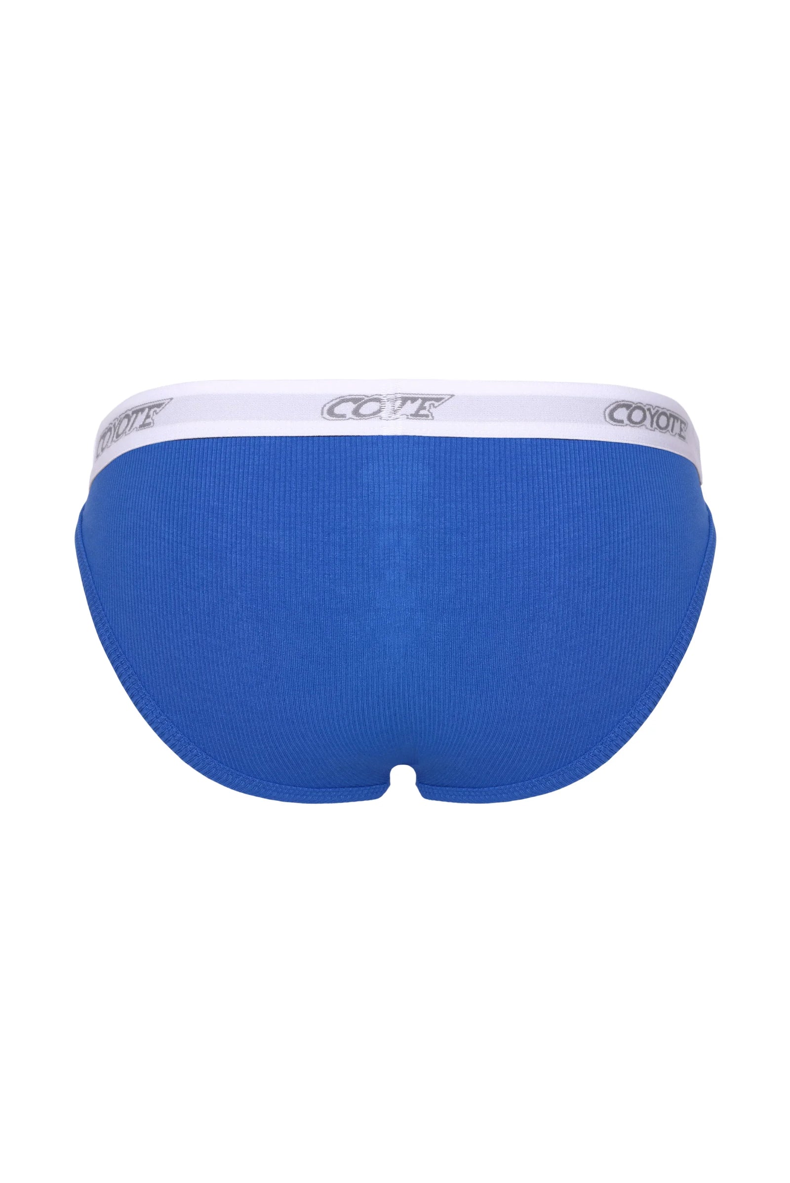 Cotton Rib Fly Front Brief: Cobalt | Mens Underwear | Coyote Jocks