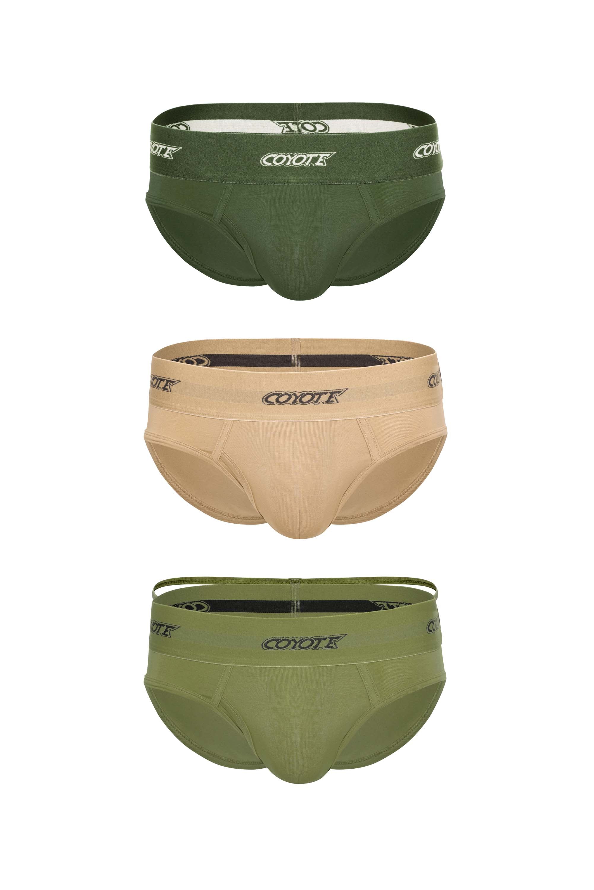 Cadet Fly Brief 3-Pack | Mens Multi-Packs | Coyote Jocks