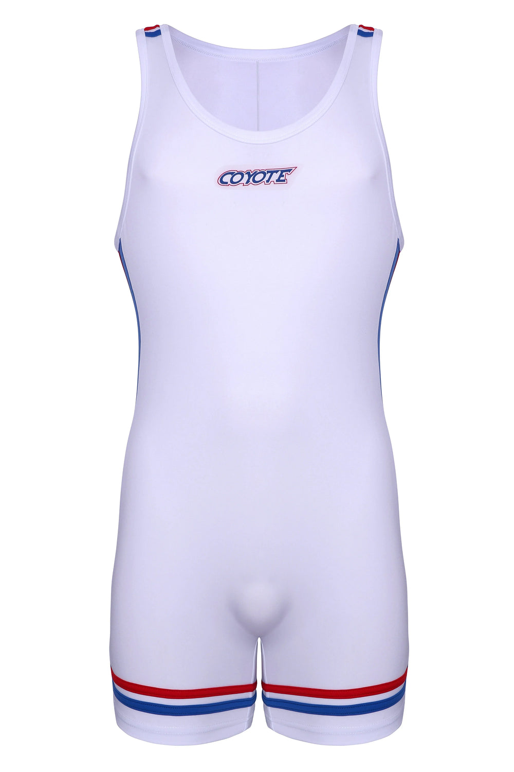 Super White Singlet | Mens Singlets & Bodysuits | Coyote Jocks
