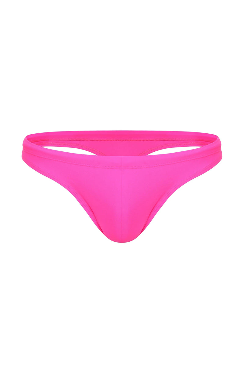 Classic Swim Thong Fuchsia Mens Swim Thongs Coyote Jocks Coyote