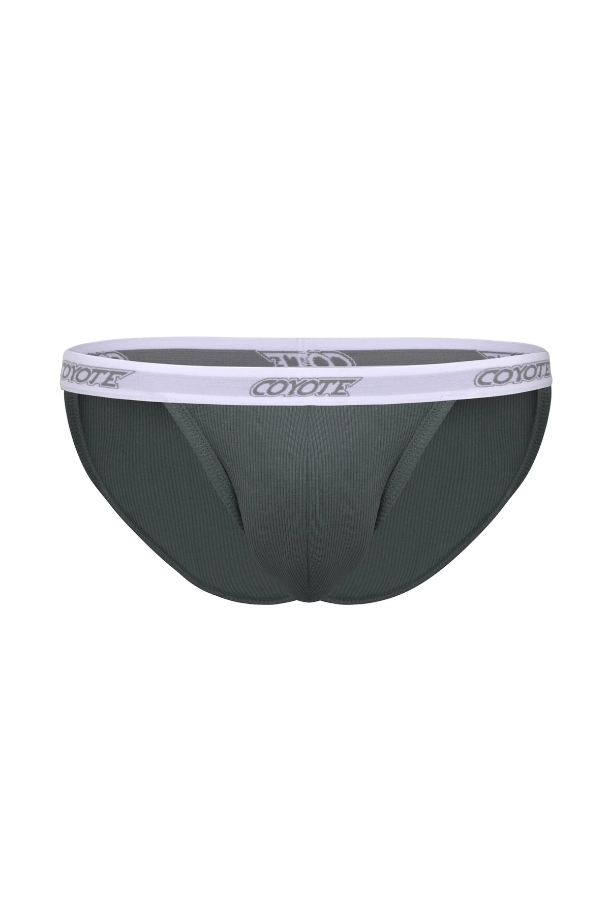 Cotton Rib Sport Brief: Charcoal | Mens Underwear | Coyote Jocks