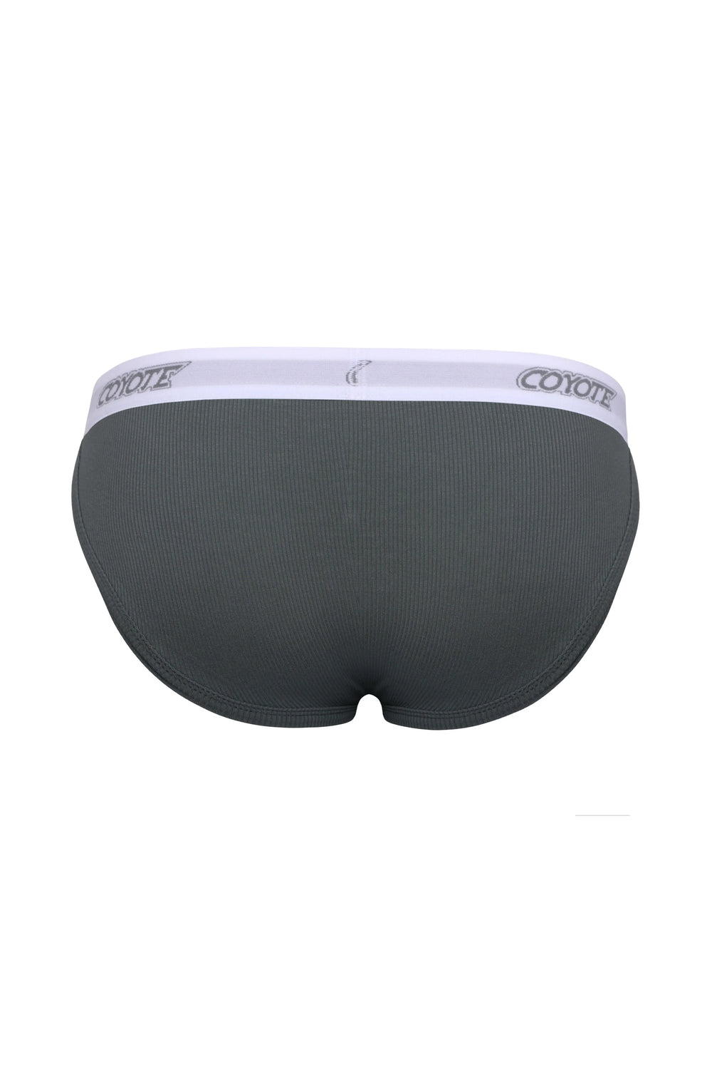 Cotton Rib Sport Brief: Charcoal | Mens Underwear | Coyote Jocks