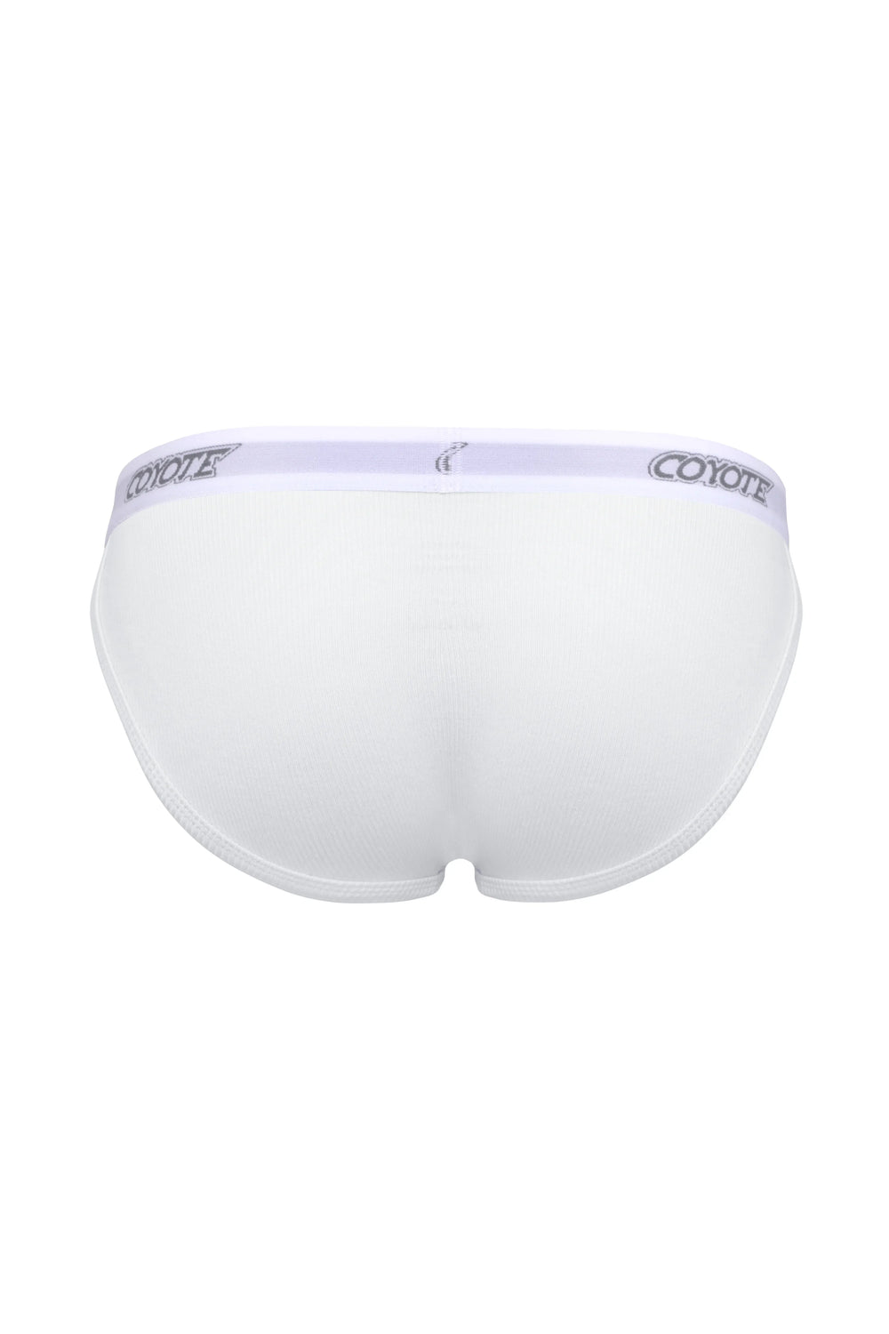 Cotton Rib Sport Brief: Pure White | Mens Underwear | Coyote Jocks